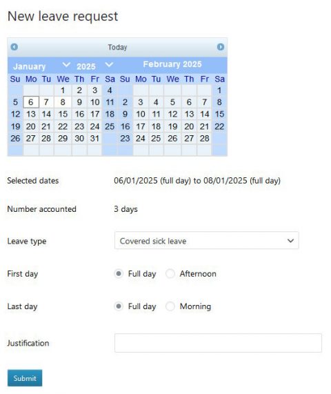Sick leave tracking software